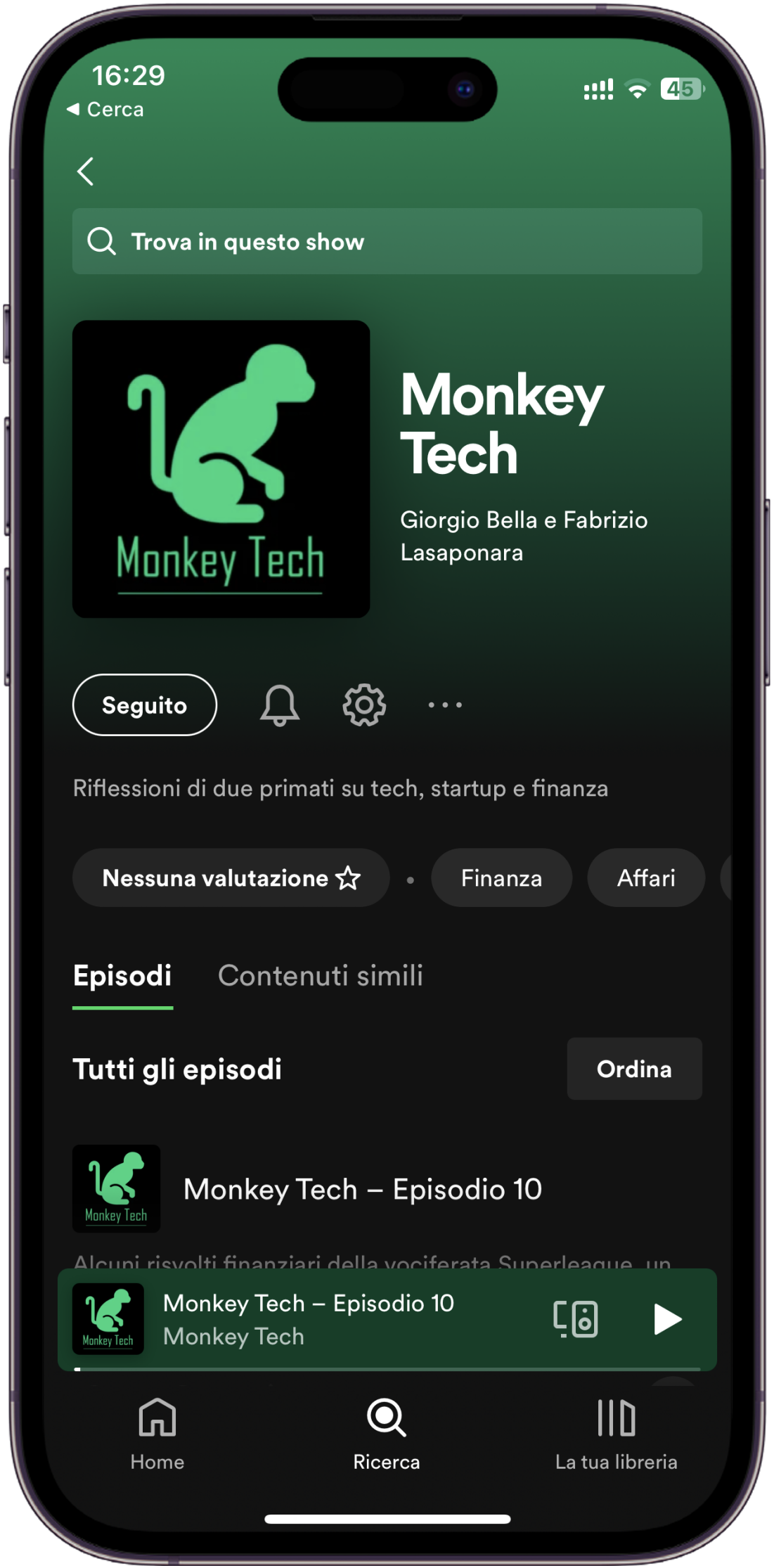 Monkey Tech – Riflessioni di due primati su tech, startup e finanza